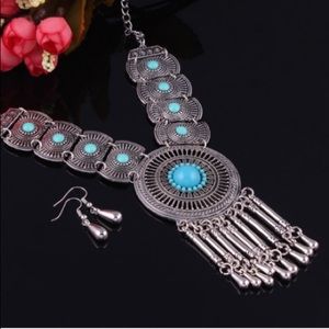 Jewelry | Gypsy Nature Stone Tassel Set | Poshmark